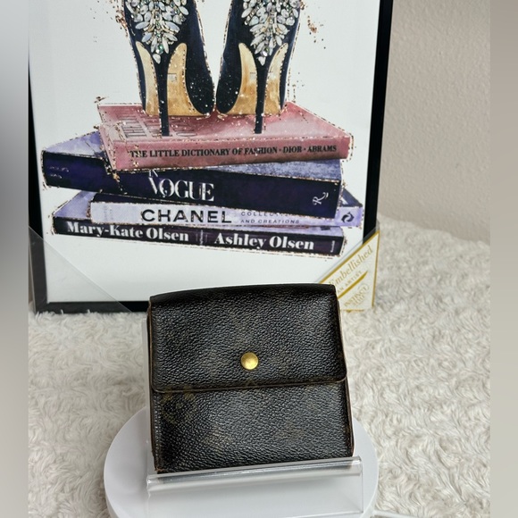 Louis Vuitton | Bags | Louis Vuitton Brown Monogram Porte Monnaie ...